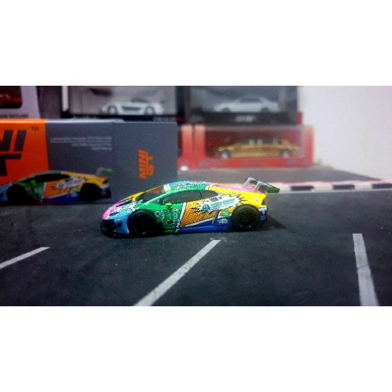 Diecast Mini GT Lamborghini Huracan GT3 Evo 19 2020 IMSA Daytona 24 Hrs ...