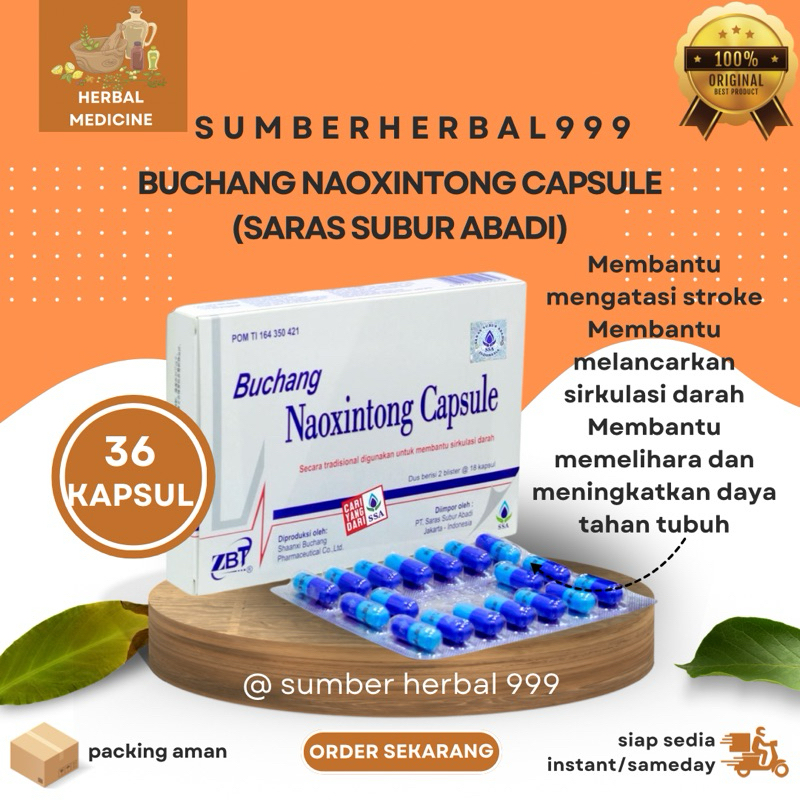 Buchang Naoxintong Capsule 36's SSA (box) | Shopee Malaysia