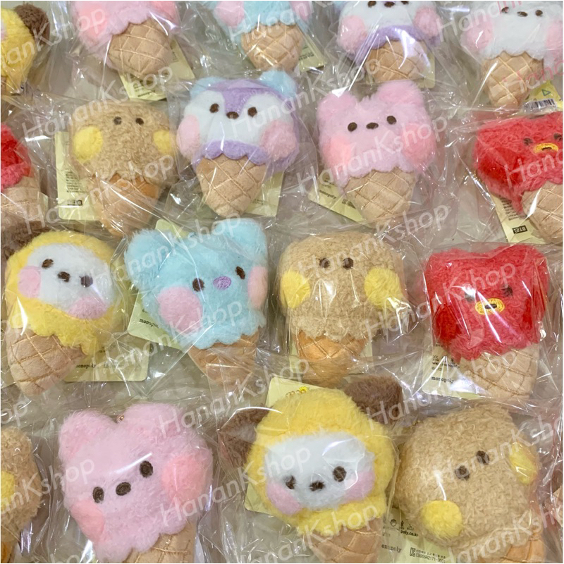Bt21 Minini Plush Keyring Ice Cream | Shopee Malaysia
