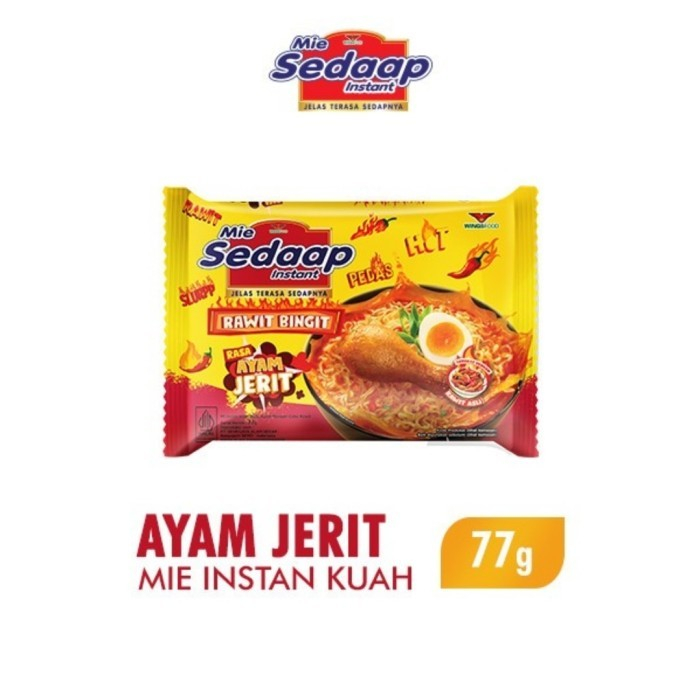 Sedaap Instant Noodles Chicken Scream 77 gr | Shopee Malaysia