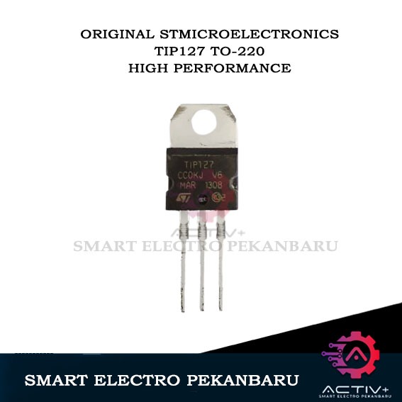 Original TRANSISTOR TIP127 TO-220 STMICROELECTRONICS TIP 127 PNP POWER ...