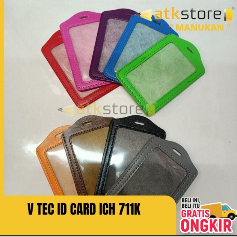 Synthetic LEATHER ID CARD | V tec id card ICH 711K | Shopee Malaysia
