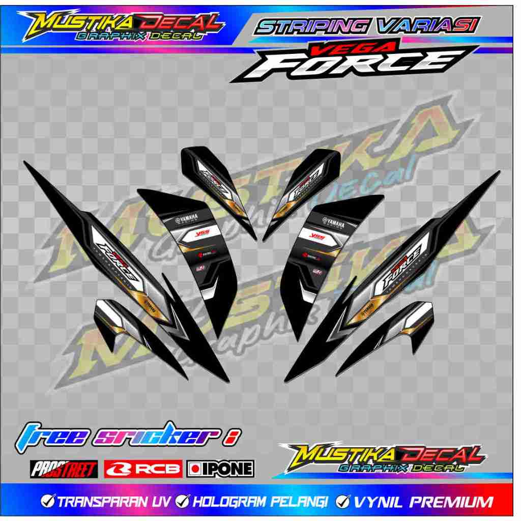 Striping Variation YAMAHA VEGA FORCE/STICKER LIST MOTOR VEGA VEGA FORCE ...