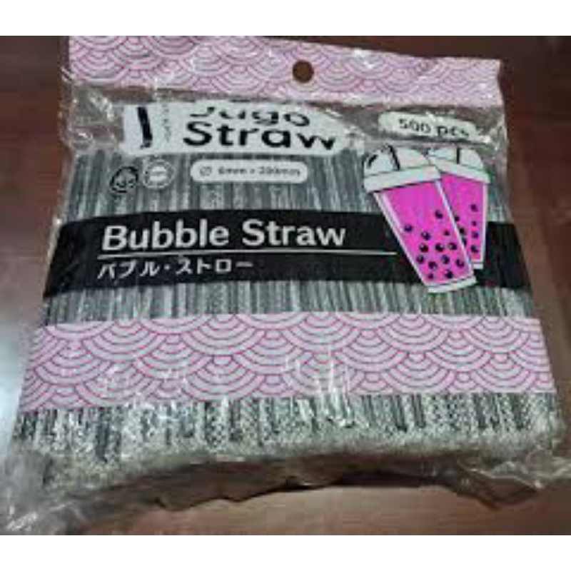 HITAM Jugo BLACK STERILE STRAW CONTENTS 500 PCS / DRINKING STRAW ...