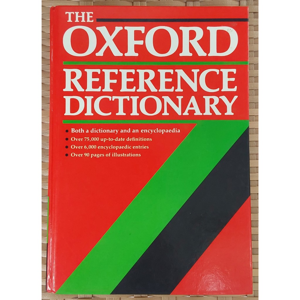 Large HB - The Oxford Reference Dictionary, 1992, (English/English book) | Shopee Malaysia
