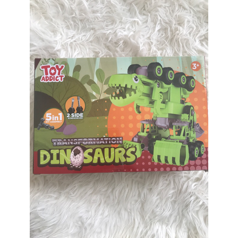 Toy addict transformation Dinosaurs/ Dinosaur Assembled Toys | Shopee ...
