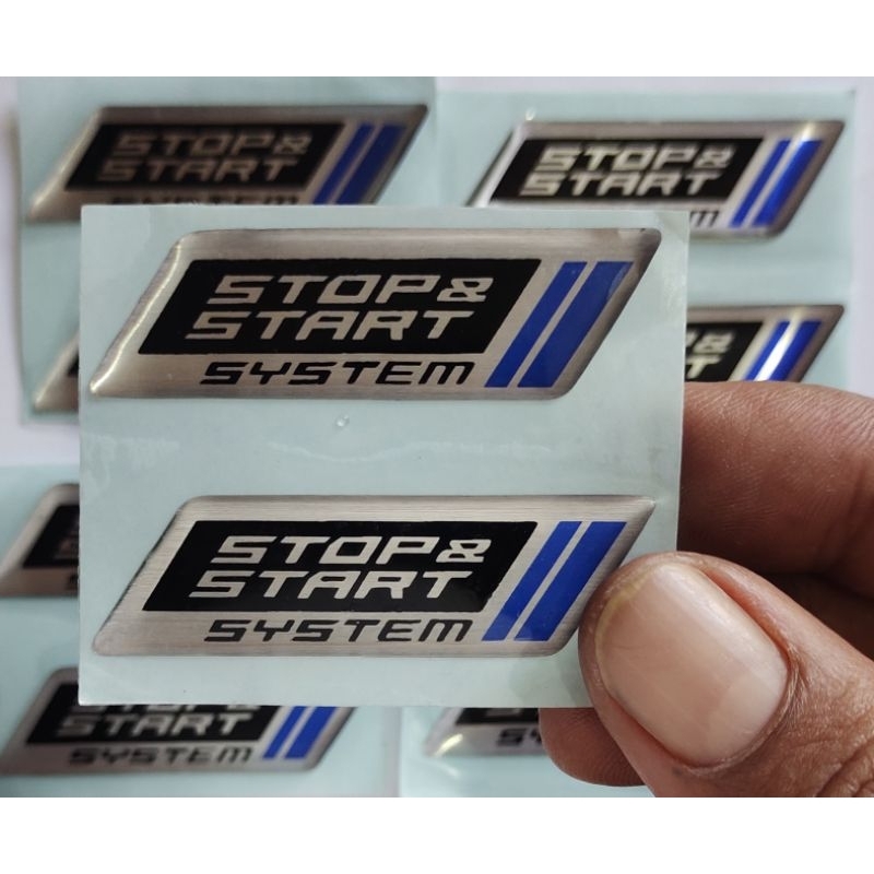 YAMAHA System Stop Start Emblem Sticker | Shopee Malaysia