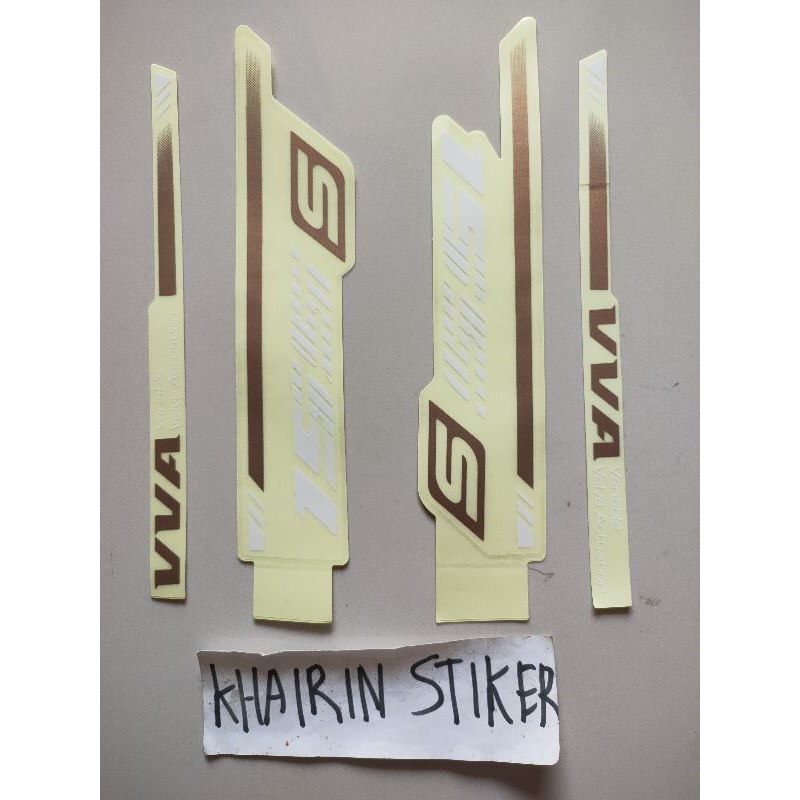 HITAM Matte black Lexi sticker striping lise gol type s 2024 original ...