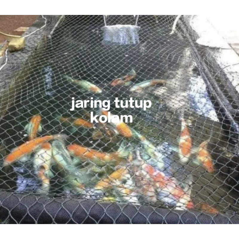 2.5m x 2.5m Pond Cover Net waring Fish Pond Cover | Shopee Malaysia