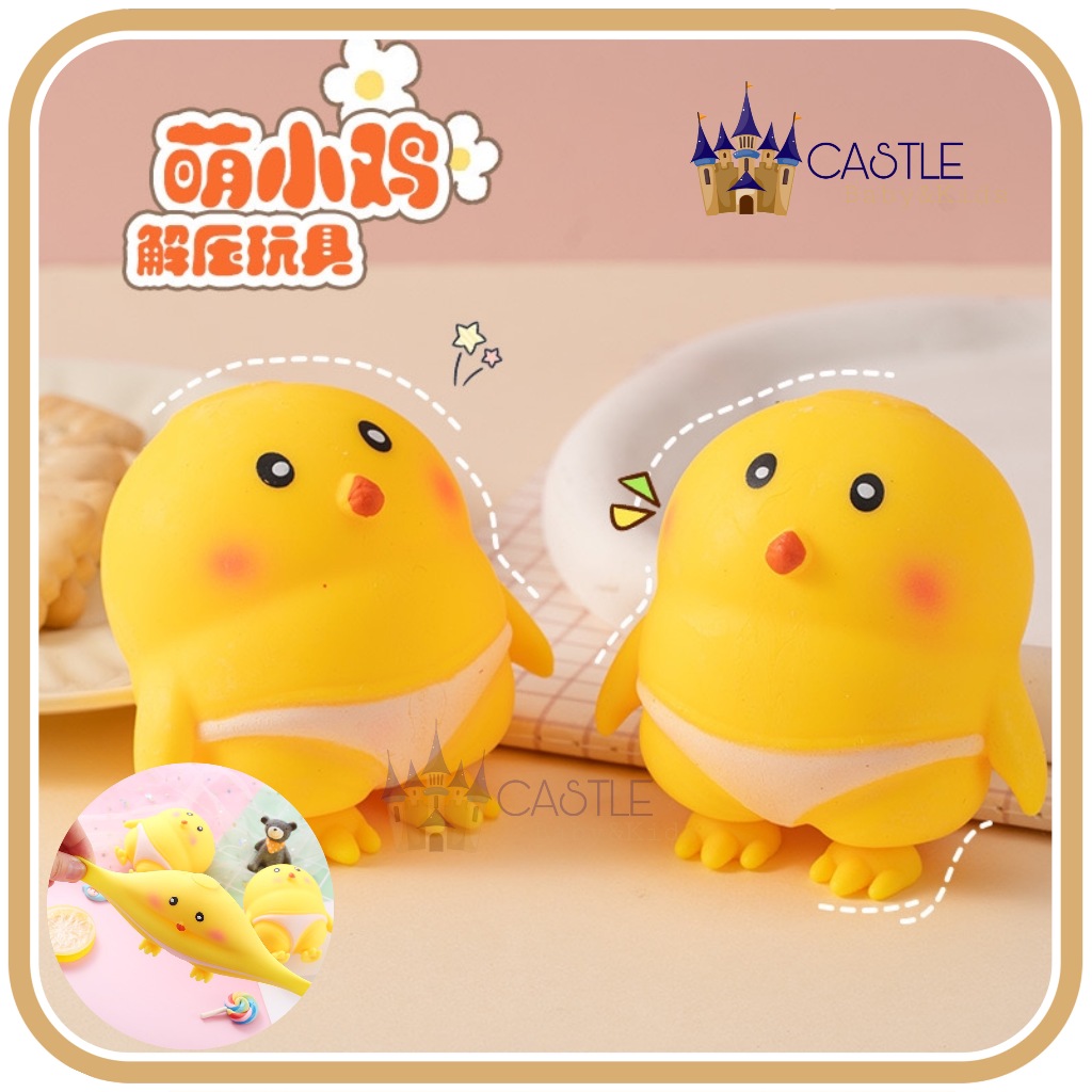 SWIMMING CHICKEN Squishy Toy Cute gemes Anti Stress Squeeze Toy ...