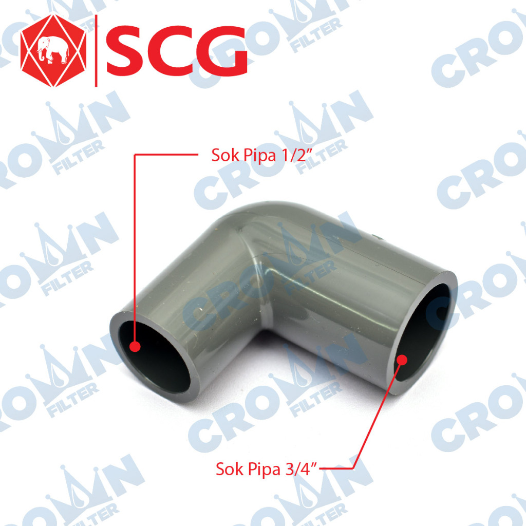 Scg - Reducing Elbow PVC AW | Shopee Malaysia