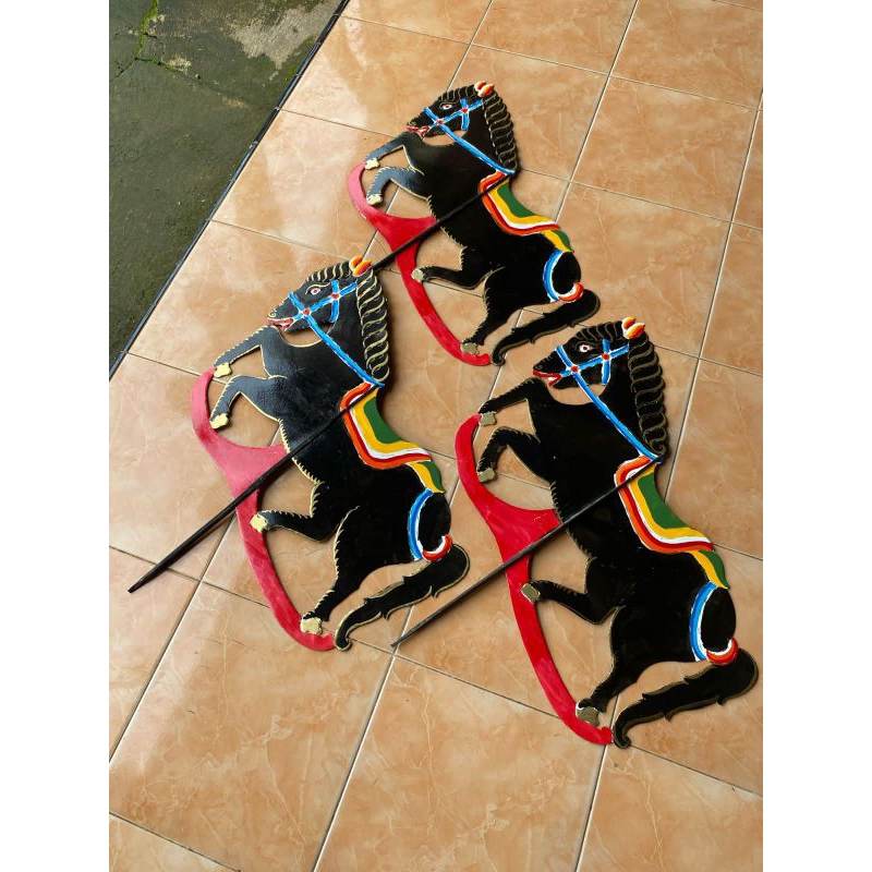 HIASAN DINDING Puppet Horse Children's Toys Wall Hanging Puppet kida ...