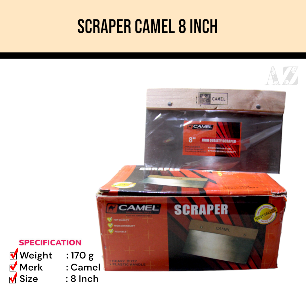 8 INCH CAMEL PLATE SCRAPER | Shopee Malaysia