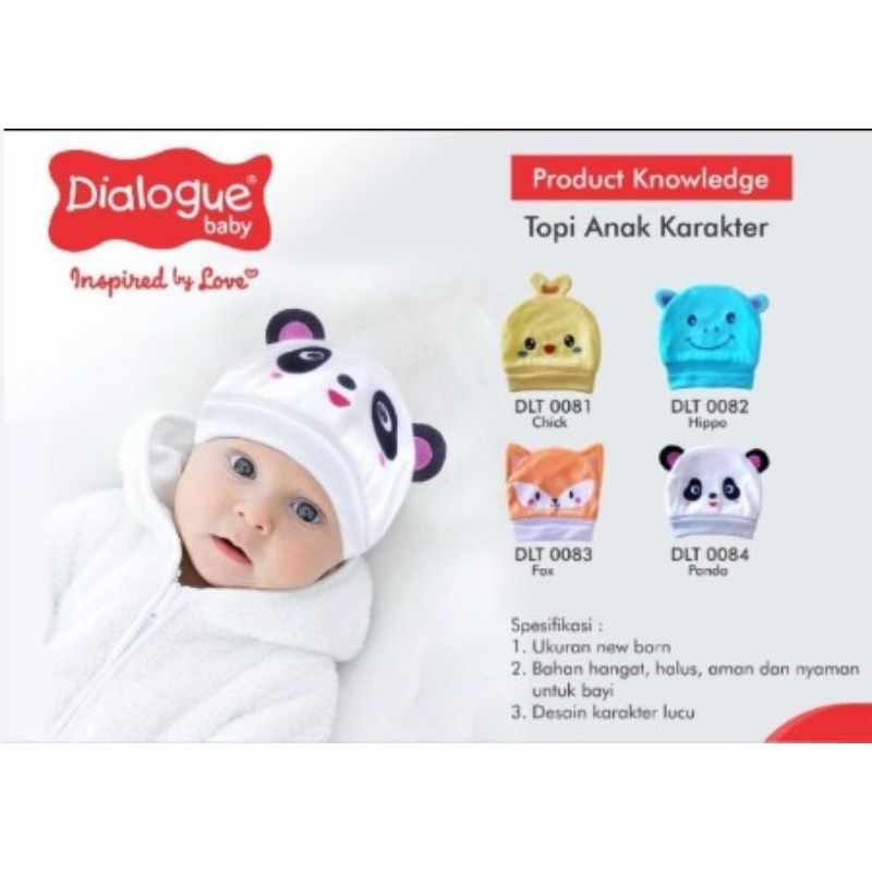 Dialogue Baby Hat Character Print Baby Hat DLT008 | Shopee Malaysia