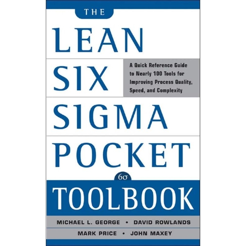 The Lean Six Sigma Pocket Toolbook | Shopee Malaysia