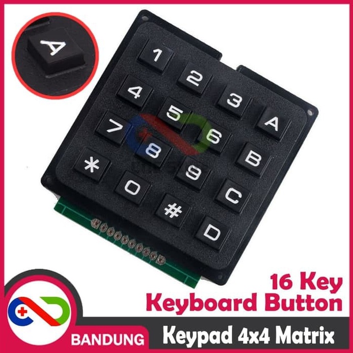 Art D88U KEYPAD 4X4 MATRIX ARRAY 16 KEY KEYBOARD HARD KEYPAD MATRIX ...