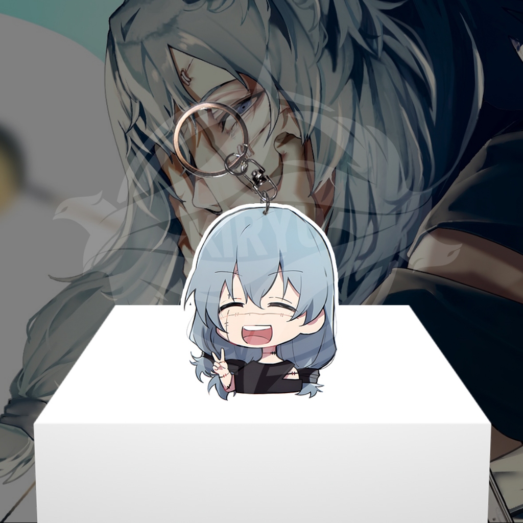 GANTUNGAN Anime Jujutsu Kaisen Mahito HP Keychain - Acrylic Keychain ...