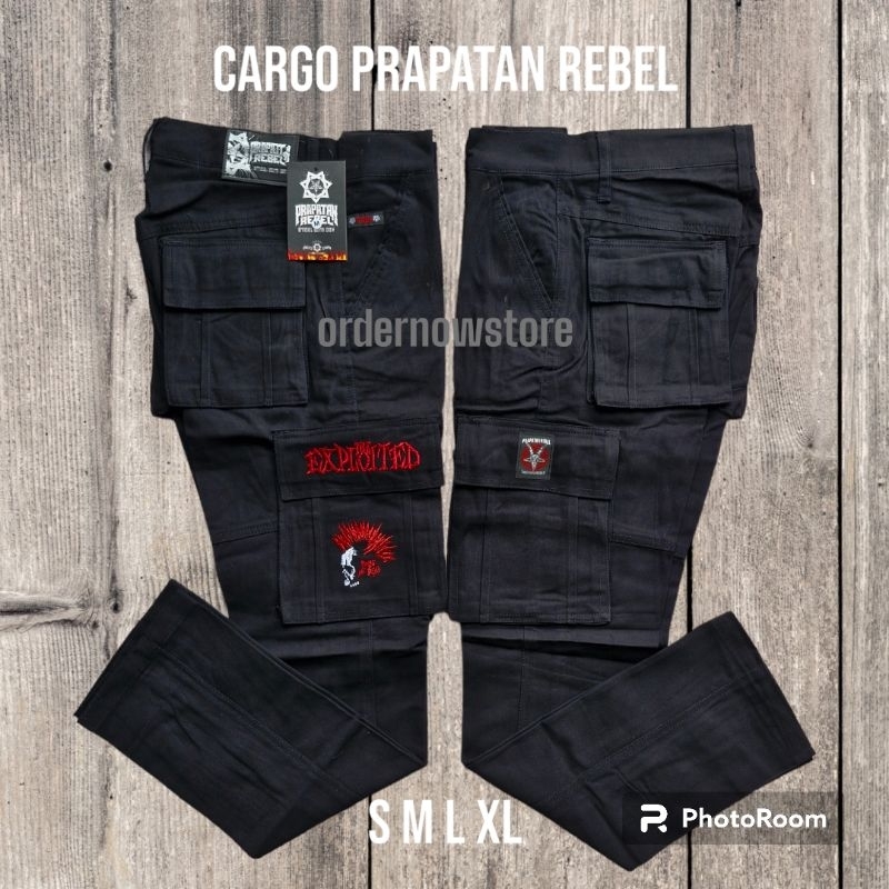 Pdl metal prapatan rebel bandung cargo kempol trousers original S M L ...