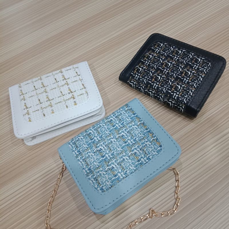 Dohce chain folding wallet/sling | Shopee Malaysia