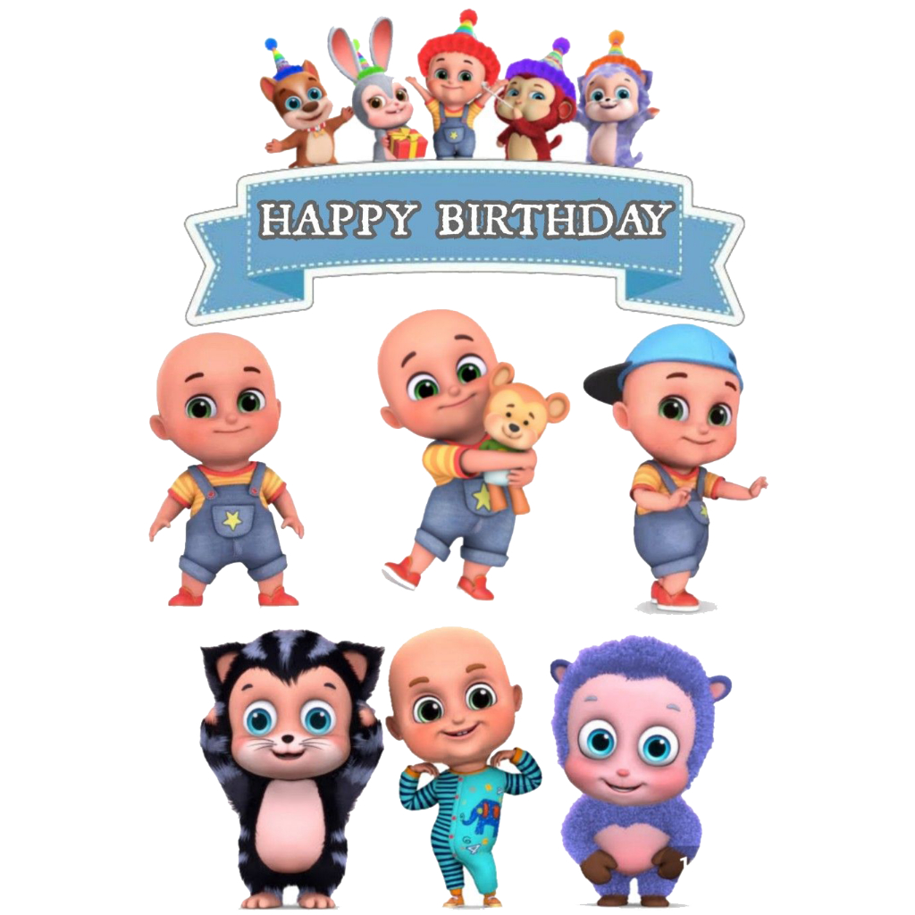 Custom CAKE TOPPER Birthday CAKE TOPPER JUGNU KIDS Birthday CAKE TOPPER ...