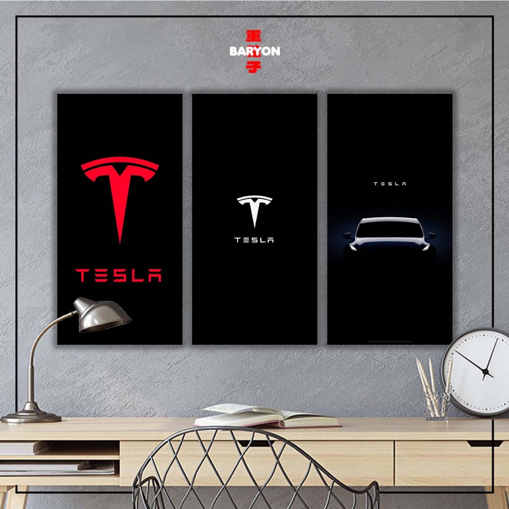 KAYU Baryon Wall Decor TESLA Anime Wooden Poster Display Room ...