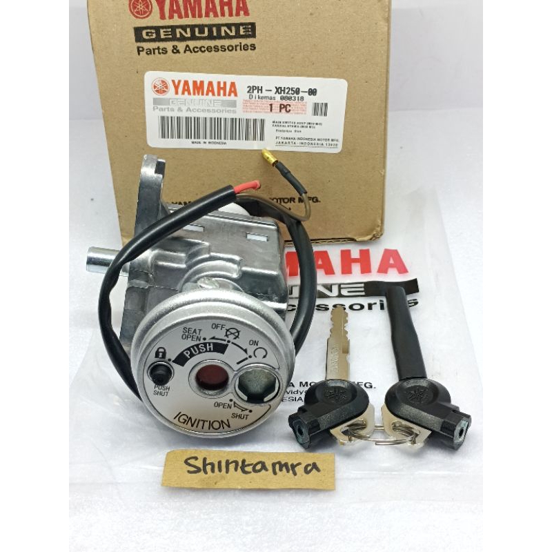 Ignition key Assy 2PH Ignition key set Plus open seat Yamaha mio 125 ...