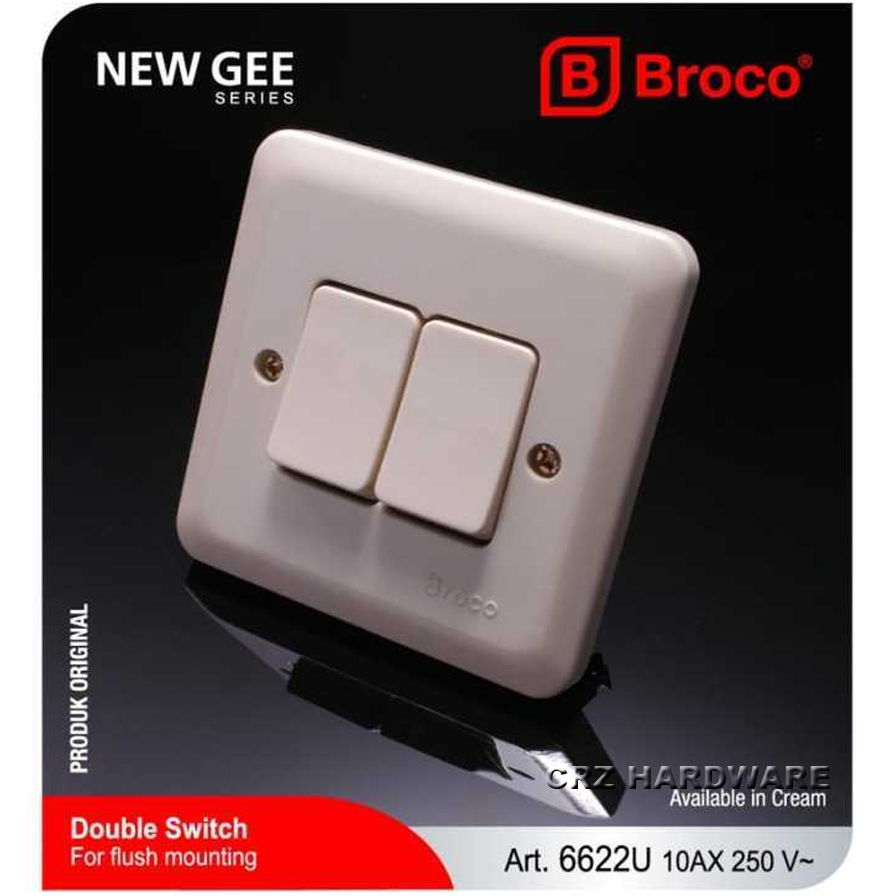 Ib Series Switch Double Switch BROCO Double Switch BROCO Wall Mounted ...