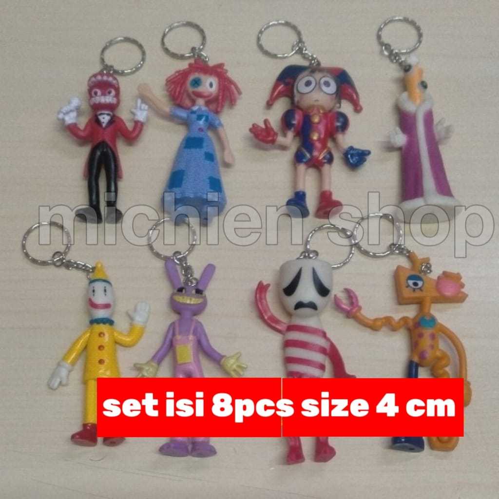 The Amazing Digital Circus Action Figure Set contains 7/12 pcs | Shopee ...