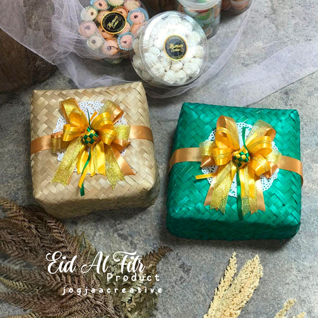 Eid HAMPERS | Besek SPECIAL COLOR RIBBON EID UL FITRI / food basket ...