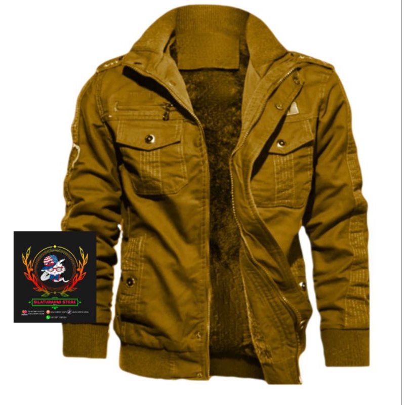 KATUN Bomber Jacket us army Jacket canvas Jacket Men Cotton Cotton ...