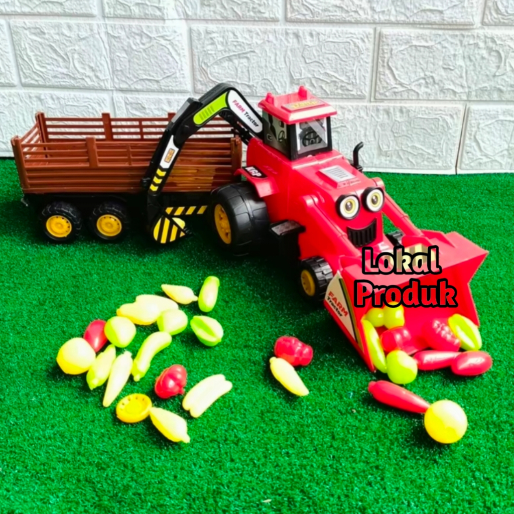 Tom Tracktor Farm Toy Set Large Size Beko/Buldoozer KGP 8066 | Cool ...