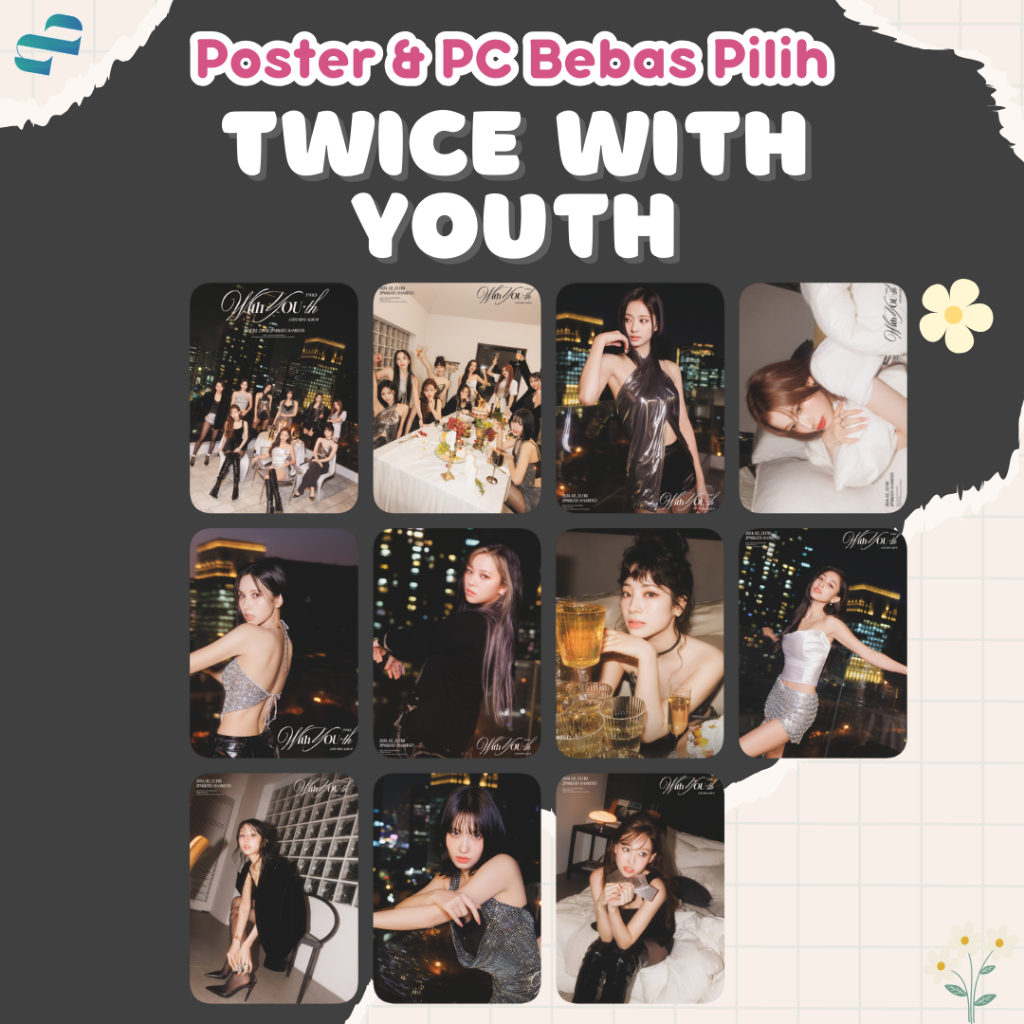 Twice Poster With Youth (Part 3) | Kpop Poster A4 A5 A6 | Shopee Malaysia