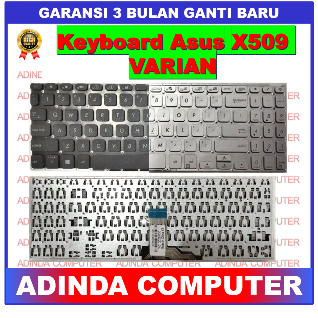 Asus Vivobook 15 X509 D509 X509FJ X509FL X515 X515UA Keyboard | Shopee ...