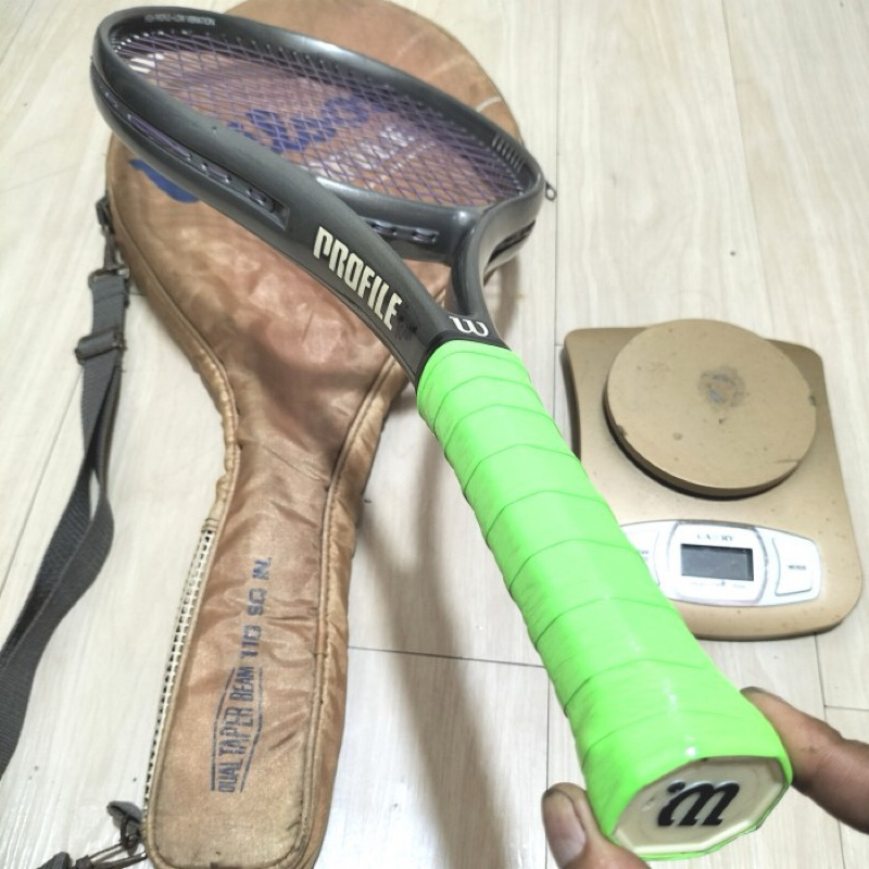 Used WILSON PROFILE TOUR ORIGINAL Tennis Racket Ready To Use YAA ...