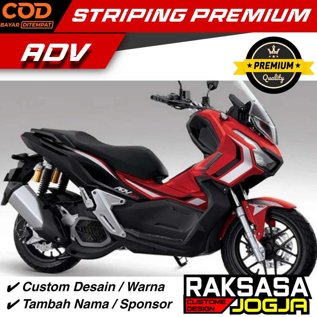 Striping CUSTOM ADV 150 VINYL And Transparent PREMIUM Quality ...