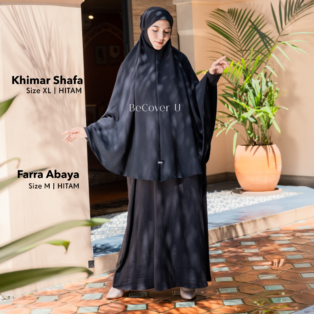 Farra Abaya & khimar Shafa set (Abaya set khimar Hajj & Umrah) By ...