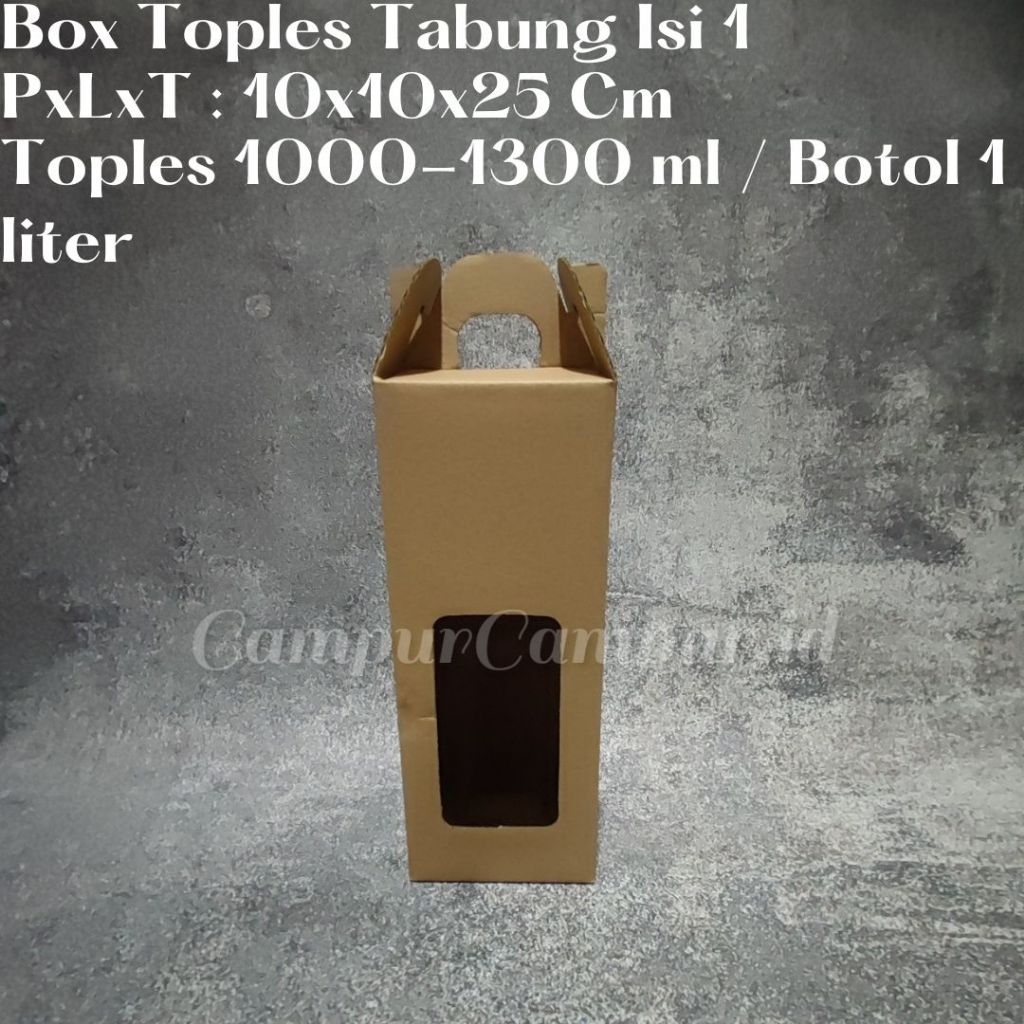 Box Hampers Gable Box Cardboard Cardboard Box 10x10x25 For 1-Liter Tube ...