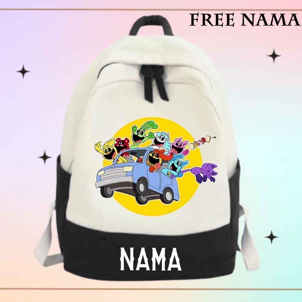 (FREE Name) backpack BAG for kindergarten elementary school children ...