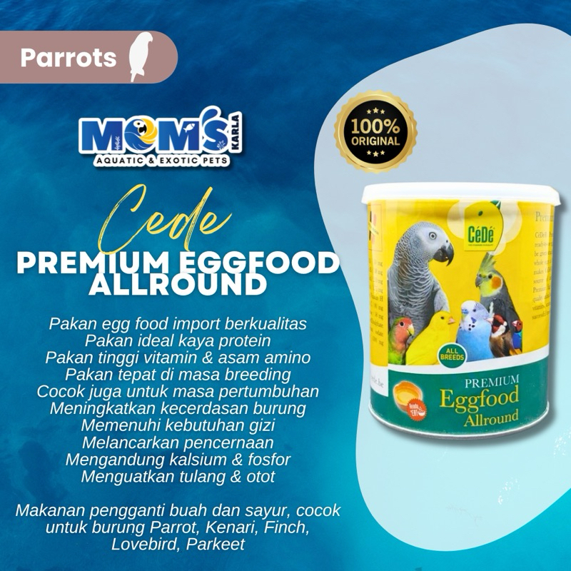 CEDE PREMIUM EGGFOOD ALLROUND 250gr | Shopee Malaysia