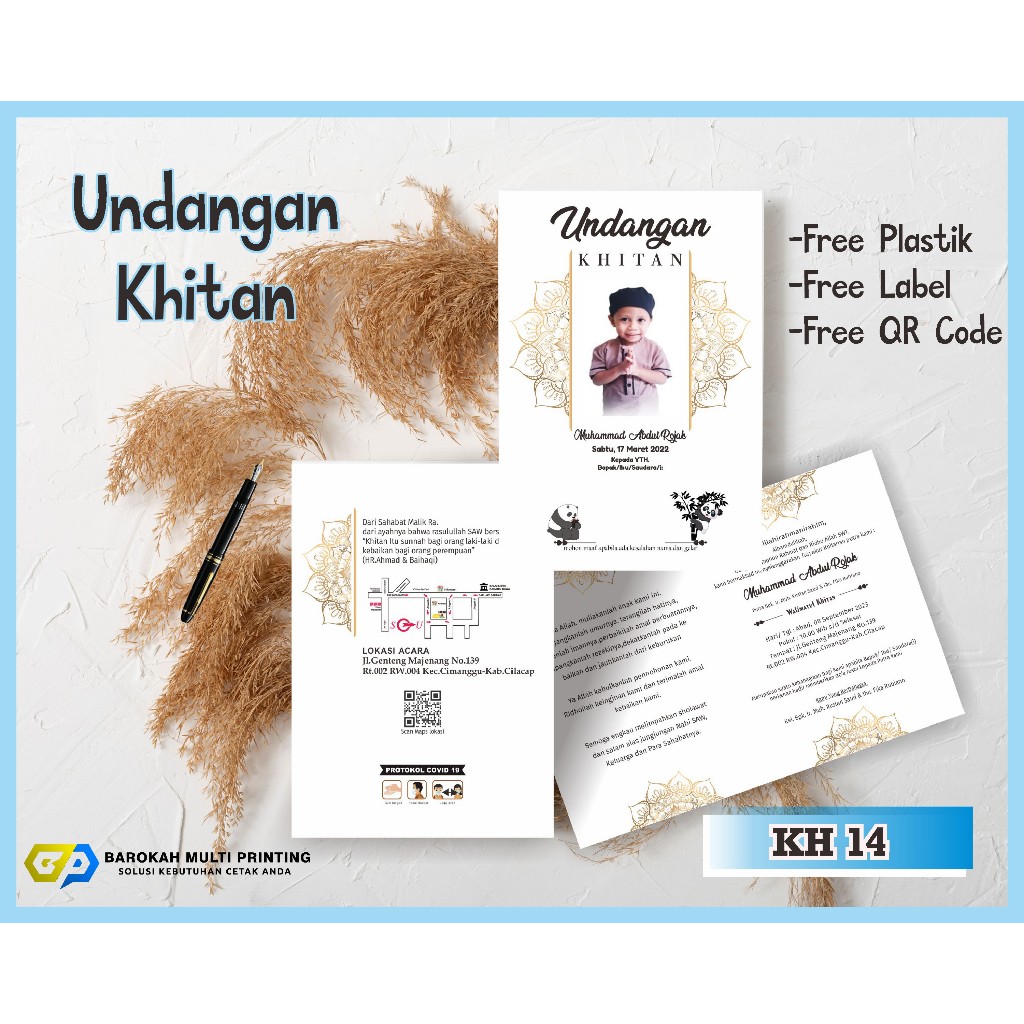 Circumcision Invitation Walimatul Circumcision Invitation Tik ...