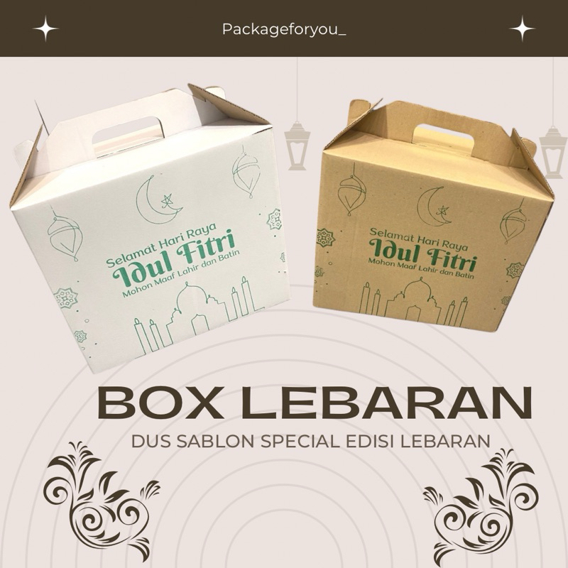 Box PARCEL JINJING 30x25x25 cm Cardboard PARCEL LEBARAN ISUL FITRI ...