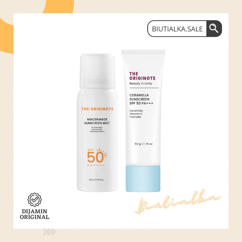 The ORIGINOTE Ceramella Sunscreen SPF 50 PA+++ | Niaceramide Sunscreen ...