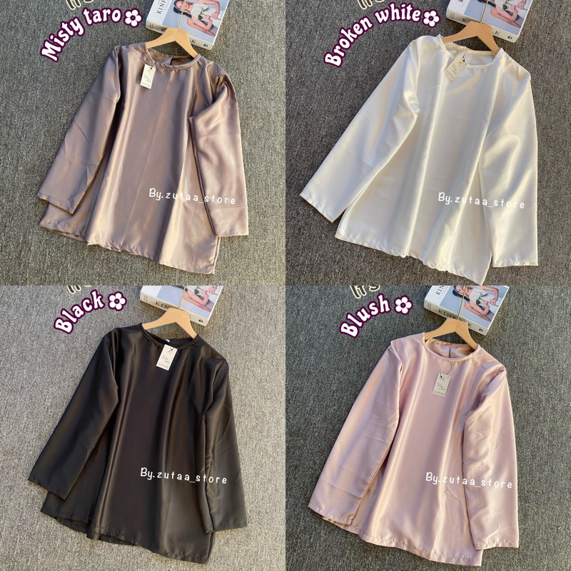 SILK SATIN INNER CUFF By. zutaa_store | Shopee Malaysia