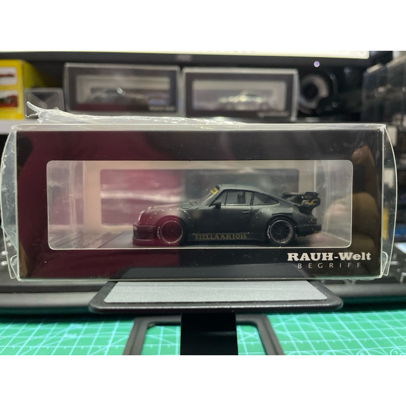 Model Collect Porsche RWB 930 Stella Artois Matte Black GT Wing Limited ...