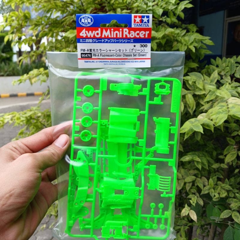 HIJAU Tamiya 95476 FMA FLOURESCENT COLOR CHASSIS SET (GREEN)/GREEN FM-A ...