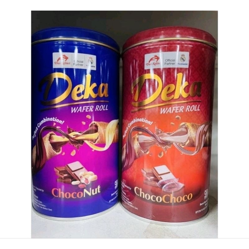 Deka Wafer roll 360g/deka choco nut Cans/deka roll choco/deka astor ...