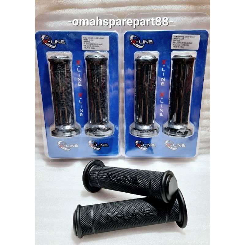 HITAM Black XLINE handlebar grip handfat grip | Shopee Malaysia