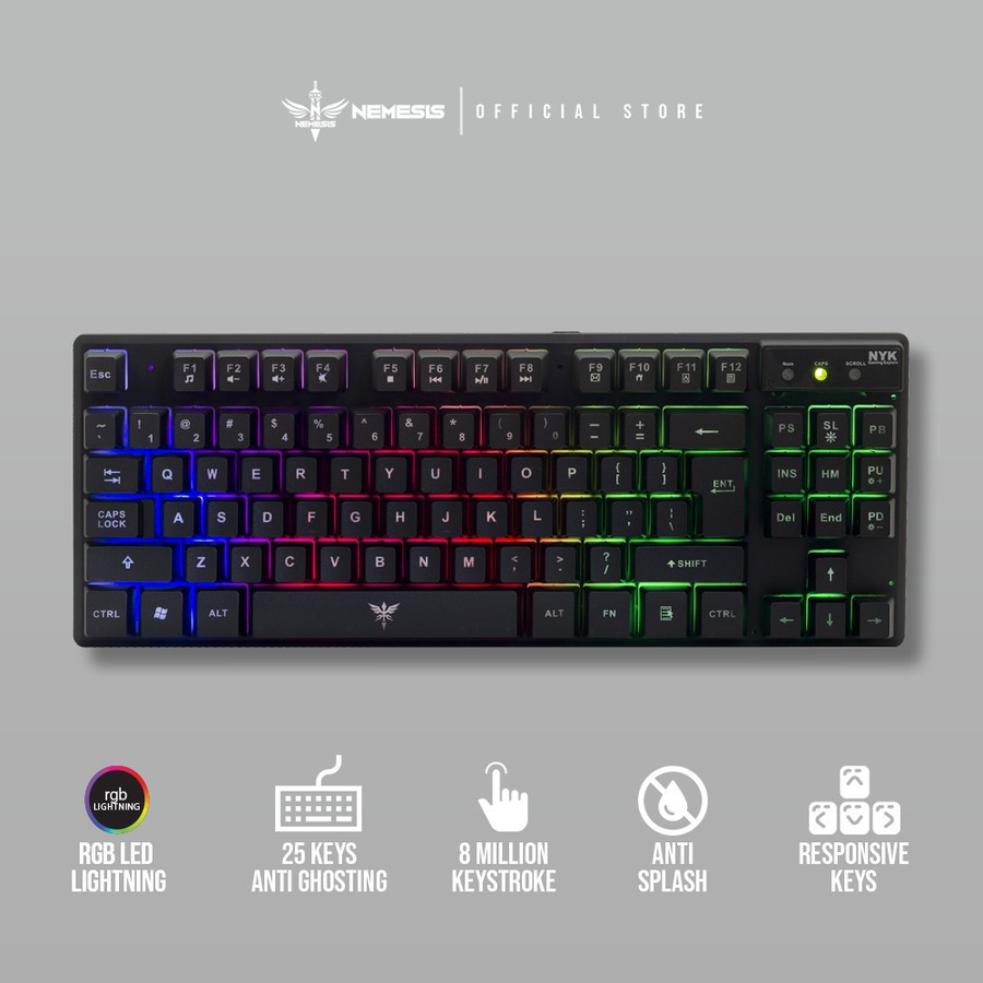 Nyk Nemesis TKL K-01 Legion Gaming Keyboard | Shopee Malaysia
