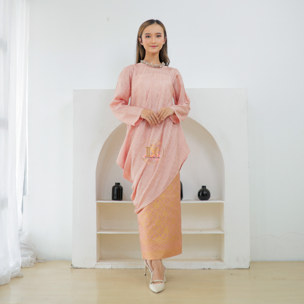 RATU PLAIN ASYMETRIC QUEEN TUNIC by Diana Batik Trusmi | Shopee Malaysia