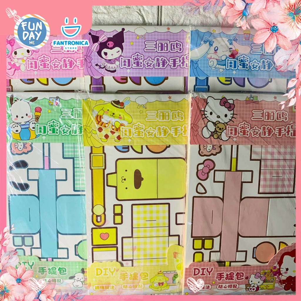 Sanrio Paper Doll Children's Educational Toys/DIY Sanrio Paper Doll ...